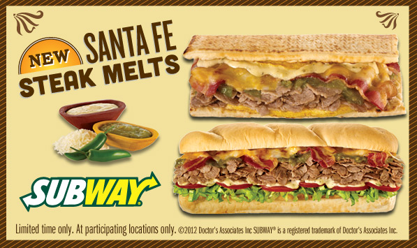 News: Subway Testing Santa Fe Steak Melts