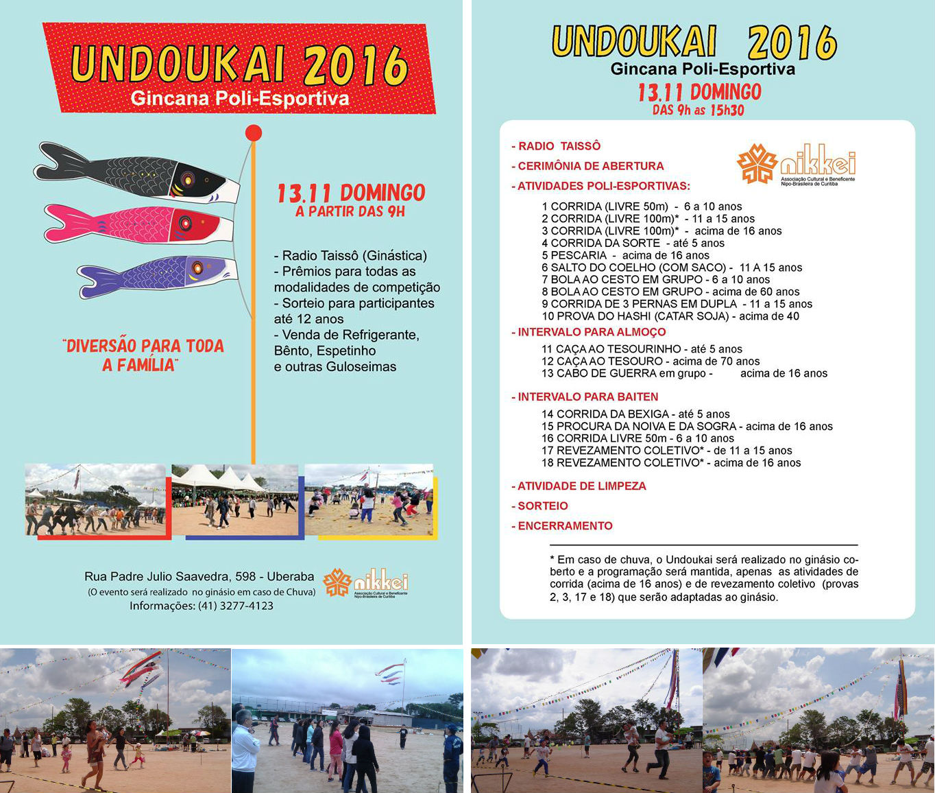 CURITIJAPA (Curitiba Japonesa): DOMINGO TEM UNDOUKAI DO NIKKEI ...