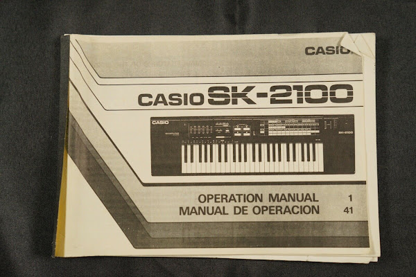MATRIXSYNTH: TOY #9 CASIO SK-2100 Sampling Keyboard 1987 | HQ DEMO