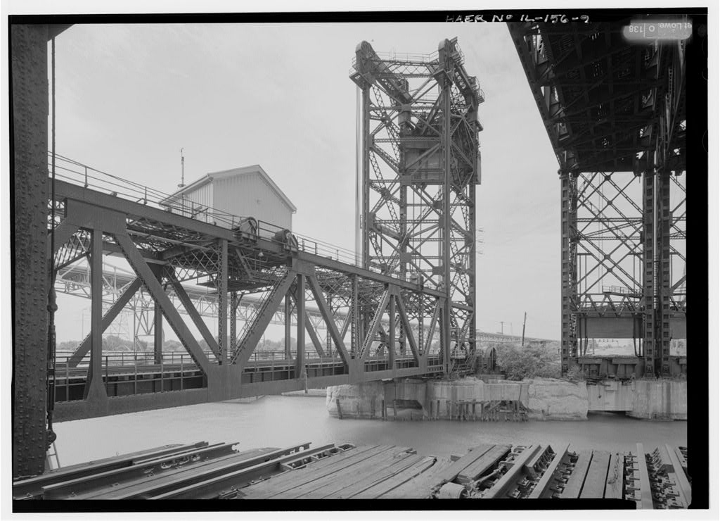 Industrial History: PRR & NYC Lift Bridges over Calumet River