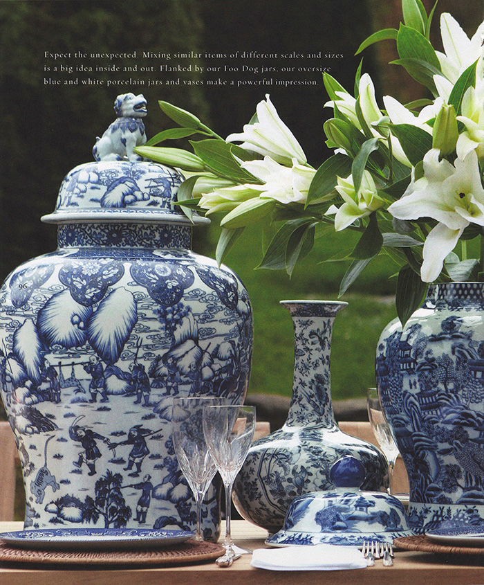 Ethan Allen Blue And White Porcelain Vase at Jose Nicoll blog