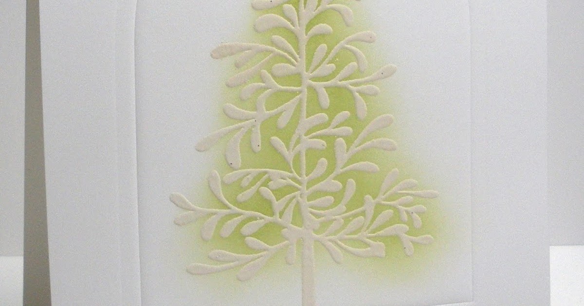 Think Outside the Box: Embossed Tree Greetings