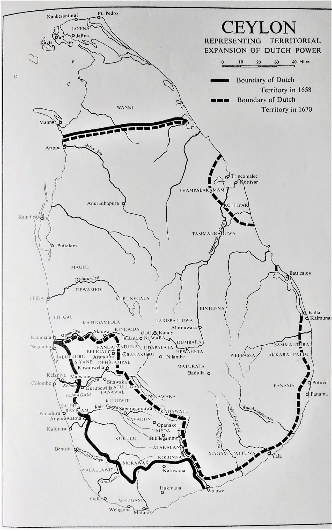 First Kandy-Dutch War – 1665-1675