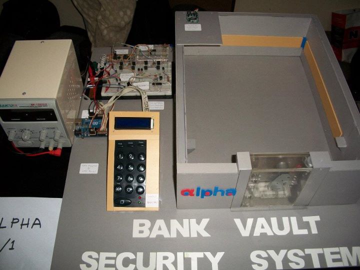 Bank Vault Security System with Password Protection (1st Part) - A to Z ...