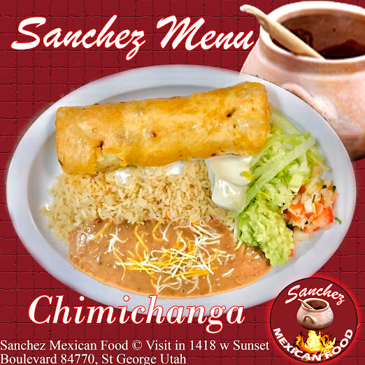 Menu ~ Sanchez Mexican Food