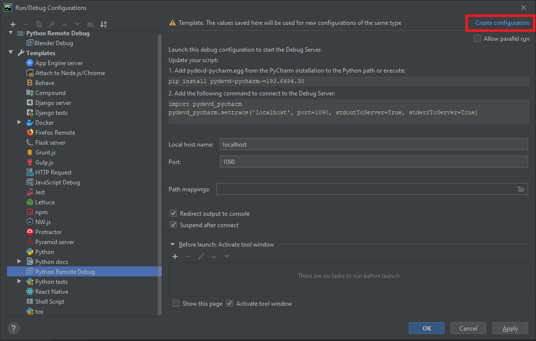 Debugging a Blender Add-on in PyCharm | Saaratrix's blog