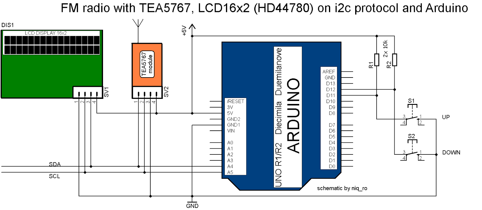 Nicu FLORICA (niq_ro): Radio FM cu TEA5767 si... Arduino