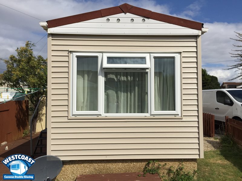 external vinyl cladding for a park home and static caravan