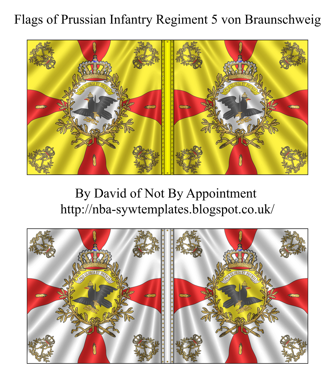 Not By Appointment: Rossbach Prussian Flags Project - Flags of Prussian ...