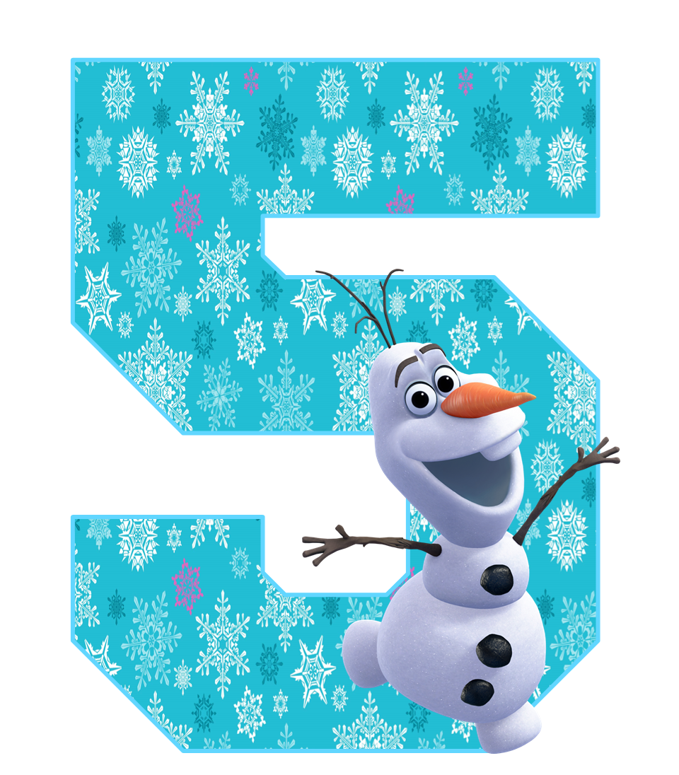 Kits imprimibles gratis : Números de Frozen