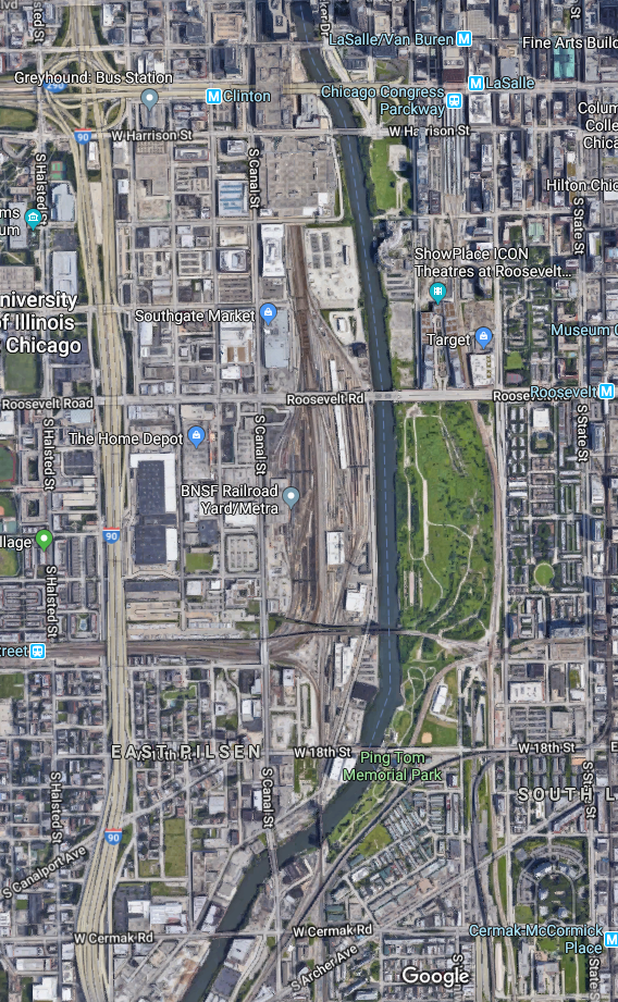 The Forgotten Railways of Chicago: The Santa Fe Railyard, Chinatown ...