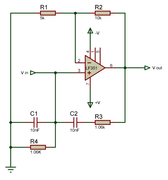 Oscilador Puente de Wien - ZettatrónicaHed