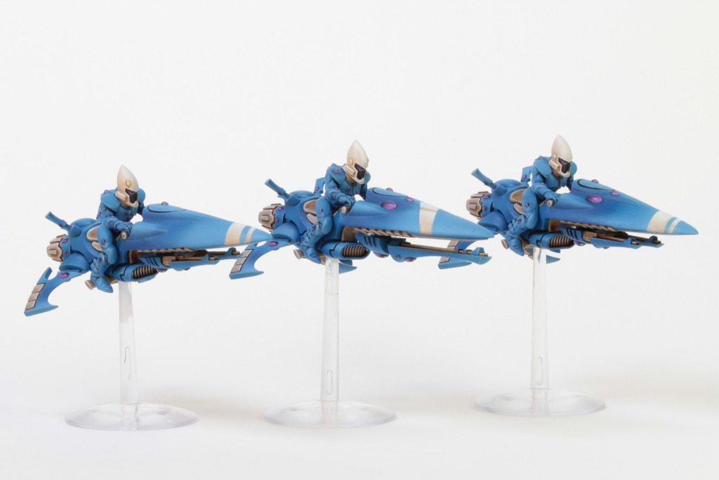 Sam's Painting Saga: Eldar Windrider Jetbikes