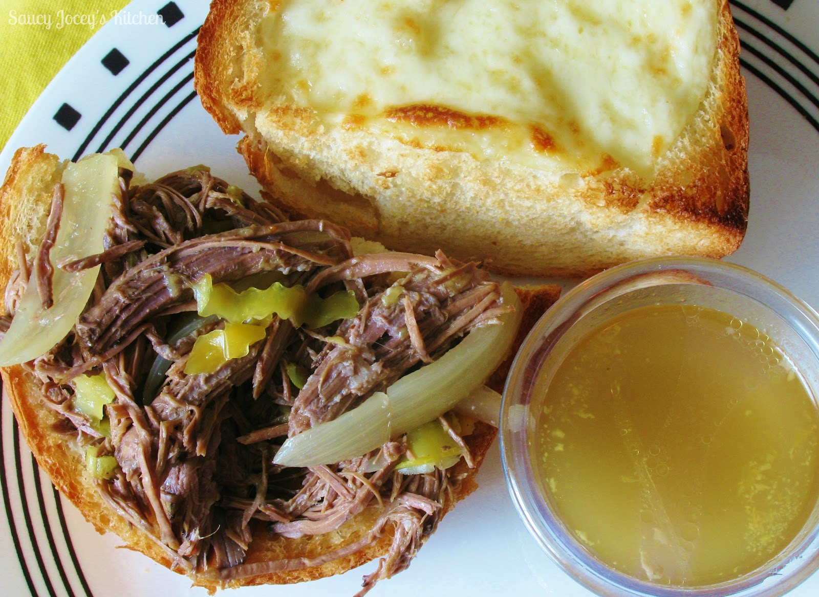 Saucy Jocey's Kitchen: Italian Beef Sandwiches