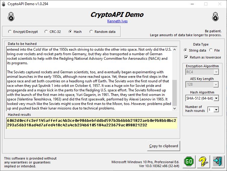 Visual Basic 6.0 - Superior Source Code: CryptoAPI encryption ...