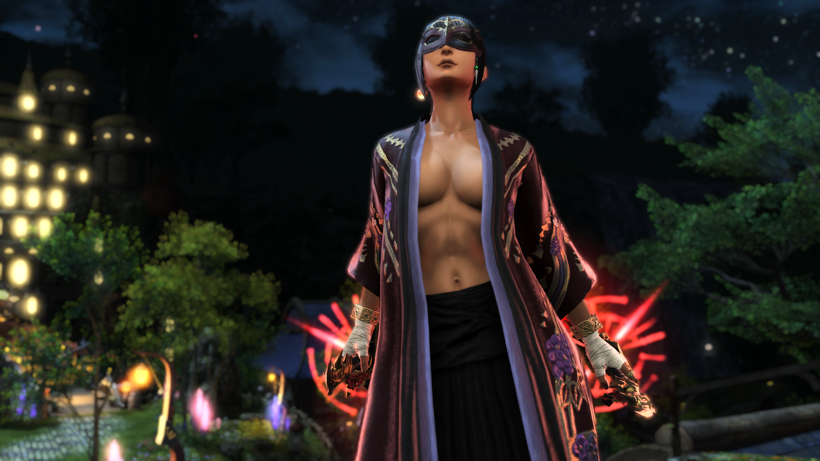 Wrapless Fuga Haori - The PrettyKitty Emporium | FFXIV Mods