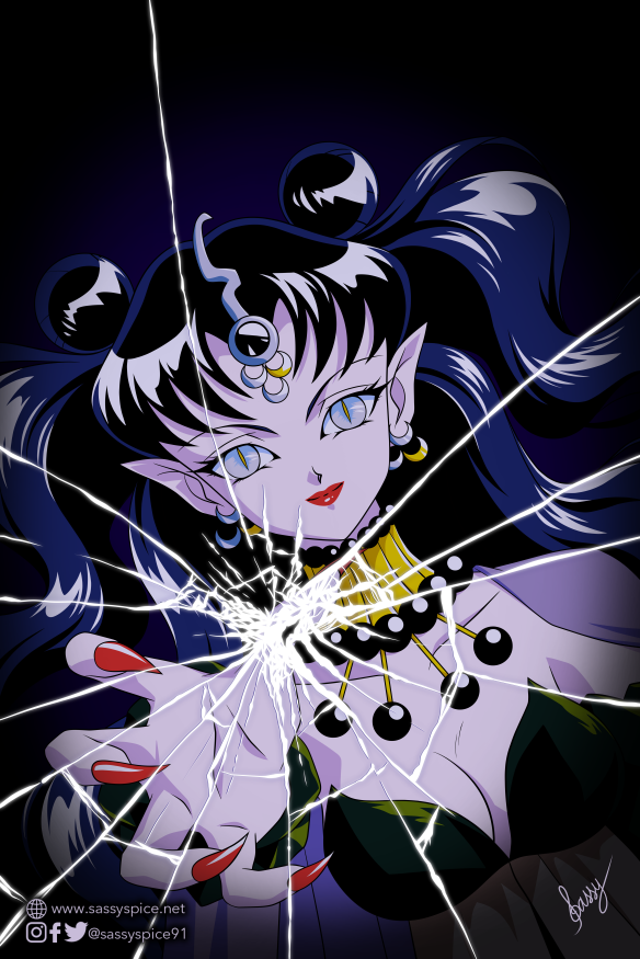 Very popular rarely Queen Nehelenia Sticker Card SailorMoon:Estimated ...
