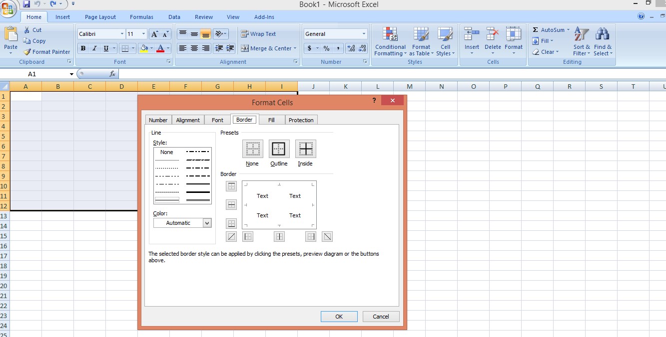 Cara Singkat Membuat Tabel di Excel