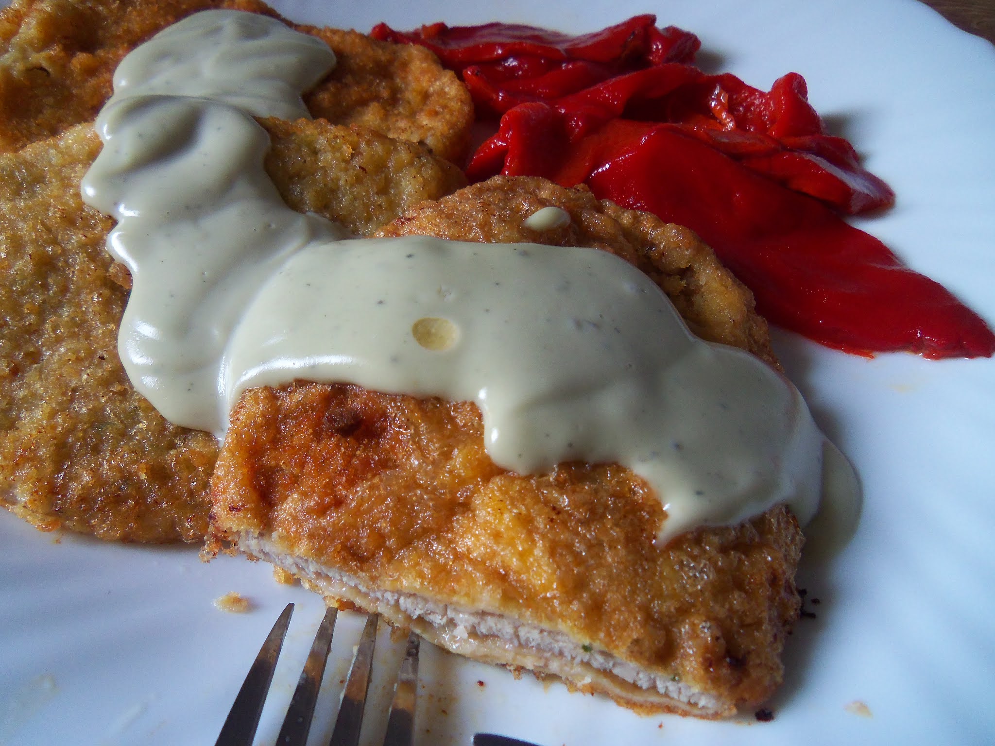 Escalopines al cabrales - Andreíta come de todo