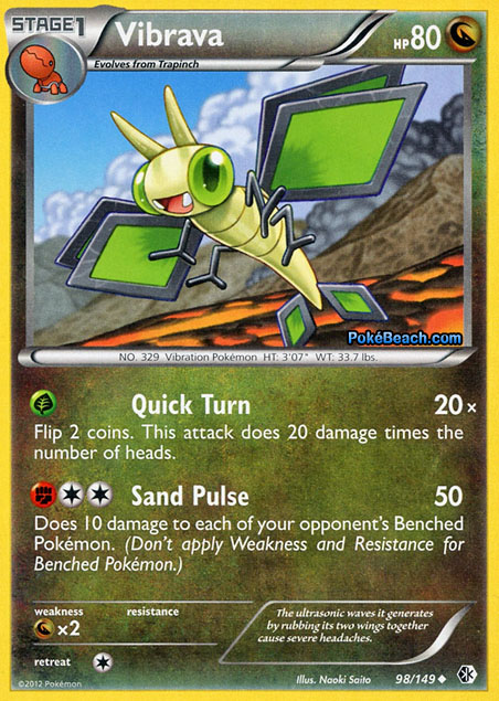 Vibrava -- Boundaries Crossed Pokemon Card Review | PrimetimePokemon's Blog
