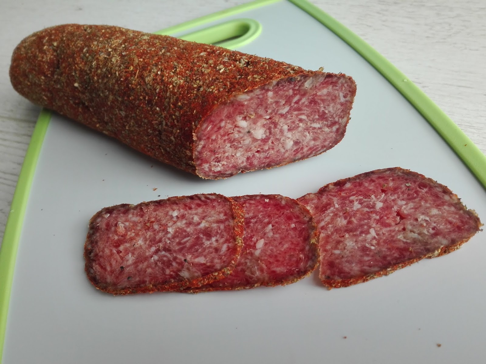 Wędlina suszona dojrzewająca a'la salami - Swojskie jedzonko