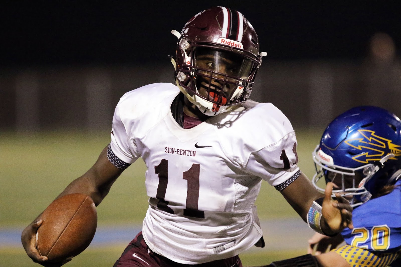 Mark Kodiak Ukena: IHSA Varsity Football: Zion-Benton vs Warren
