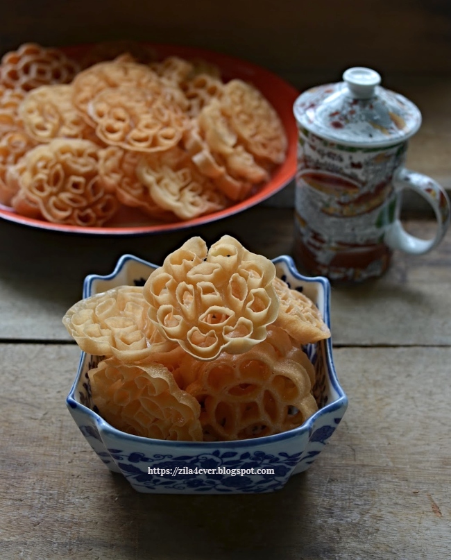 love touch ~ zila forever: Kuih Lajenn..Kuih Rose /Goyang..