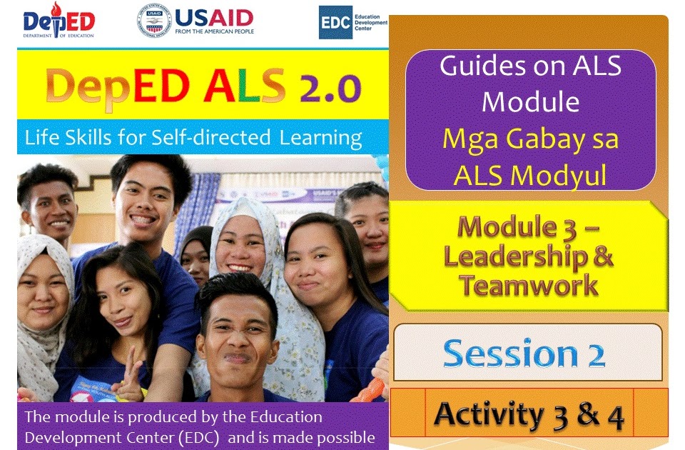 Alternative Learning System GUIDES On ANSWERING Activity 3 4 Of ALS alternative-learning-system-guides-on-answering-activity-3-4-of-als