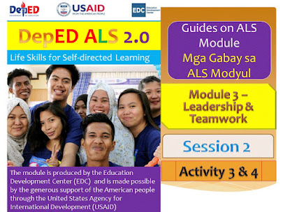 Alternative Learning System: Guides on ALS Module 3