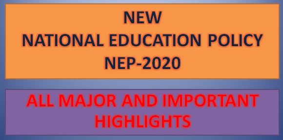 All Major And Important Highlights Of National Education Policy Nep