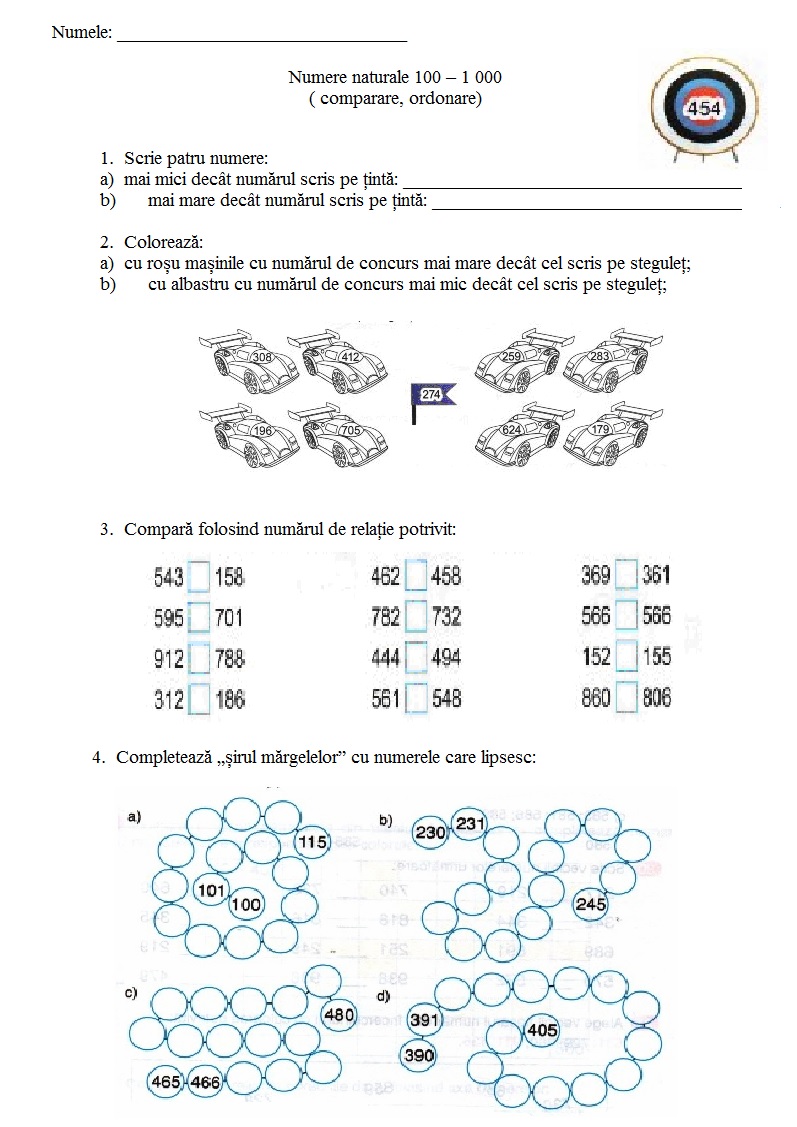 Lumea lui Scolarel...: MEM: „Ordonarea și compararea numerelor naturale ...