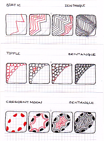 MartaHarveyArt: Zentangle Workshop - Week 1