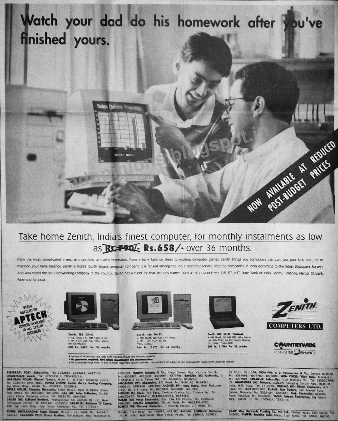 1995: Zenith Computers advertisement Personal computers those days came ...