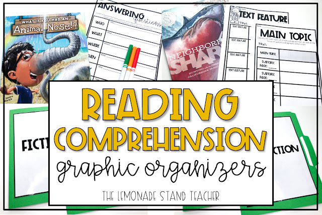 Reading Comprehension Graphic Organizers | The Lemonade Stand
