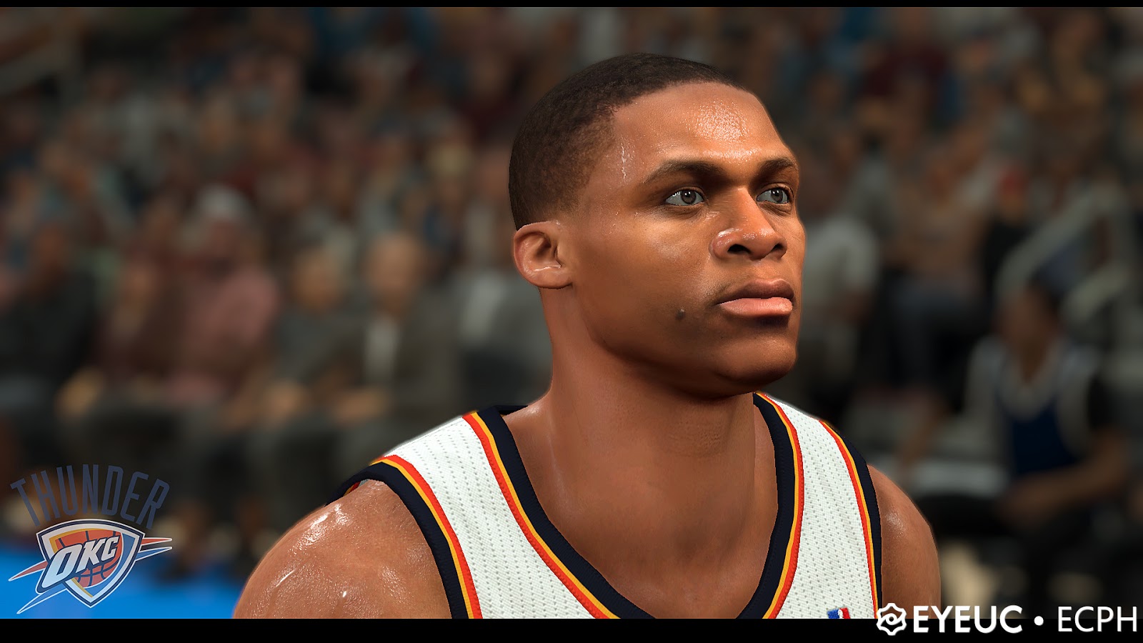 Russell Westbrook Cyberface and Body Model Thunder Version By ECPH [FOR ...