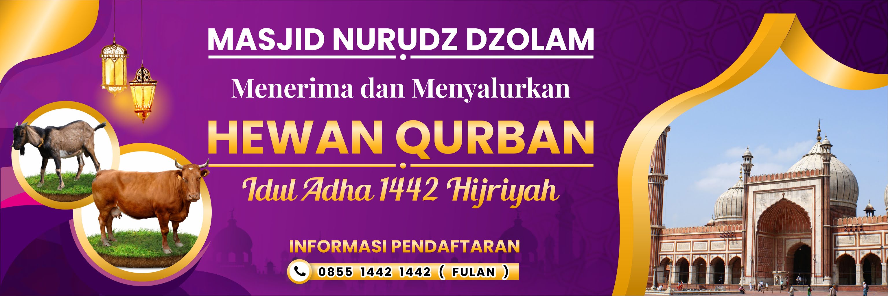 Spanduk Banner Qurban Idul Adha 1442 H (2021 M) FREE CDR - ALDZI ART ...