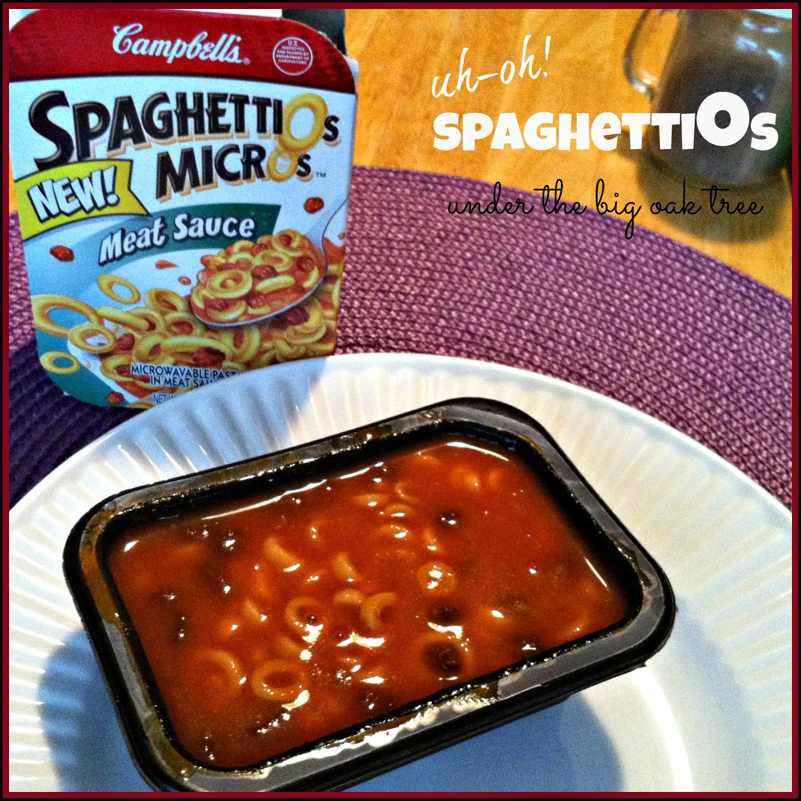 Under the Big Oak Tree: NEW SpaghettiOs MicrOs ~ A Perfect After School ...