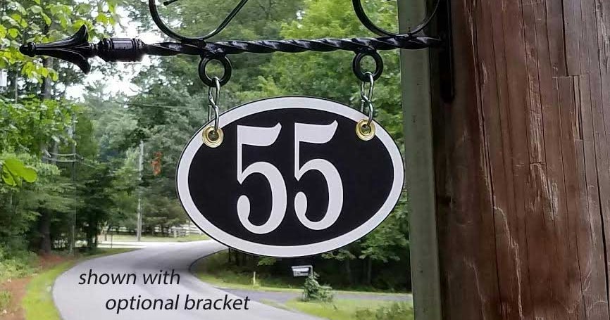 Hanging Address Sign