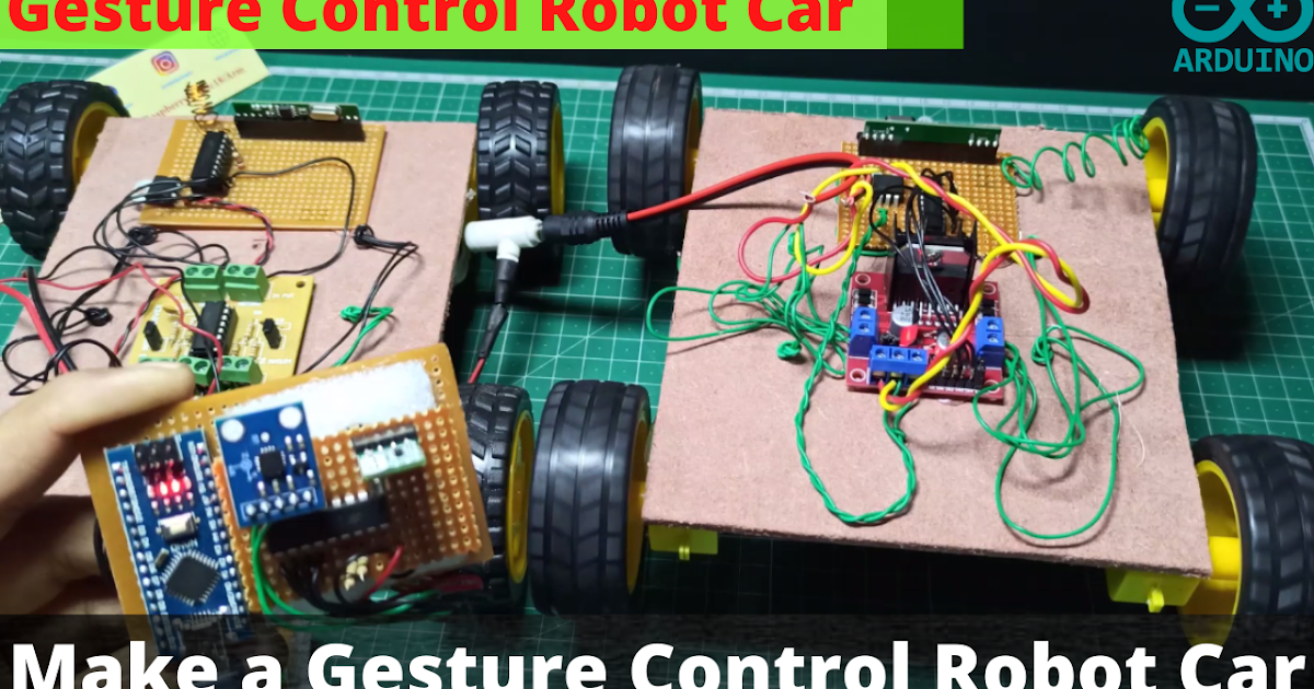 Make a Gesture Control Robot Car