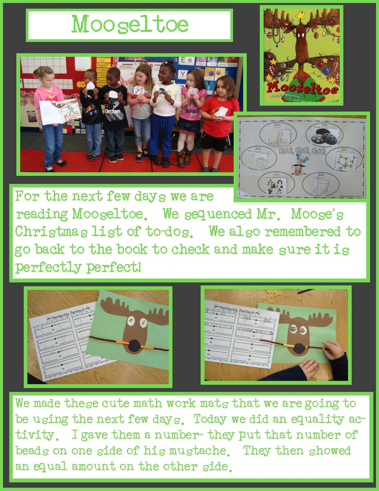 Golden Gang Kindergarten: Mooseltoe- Freebies!