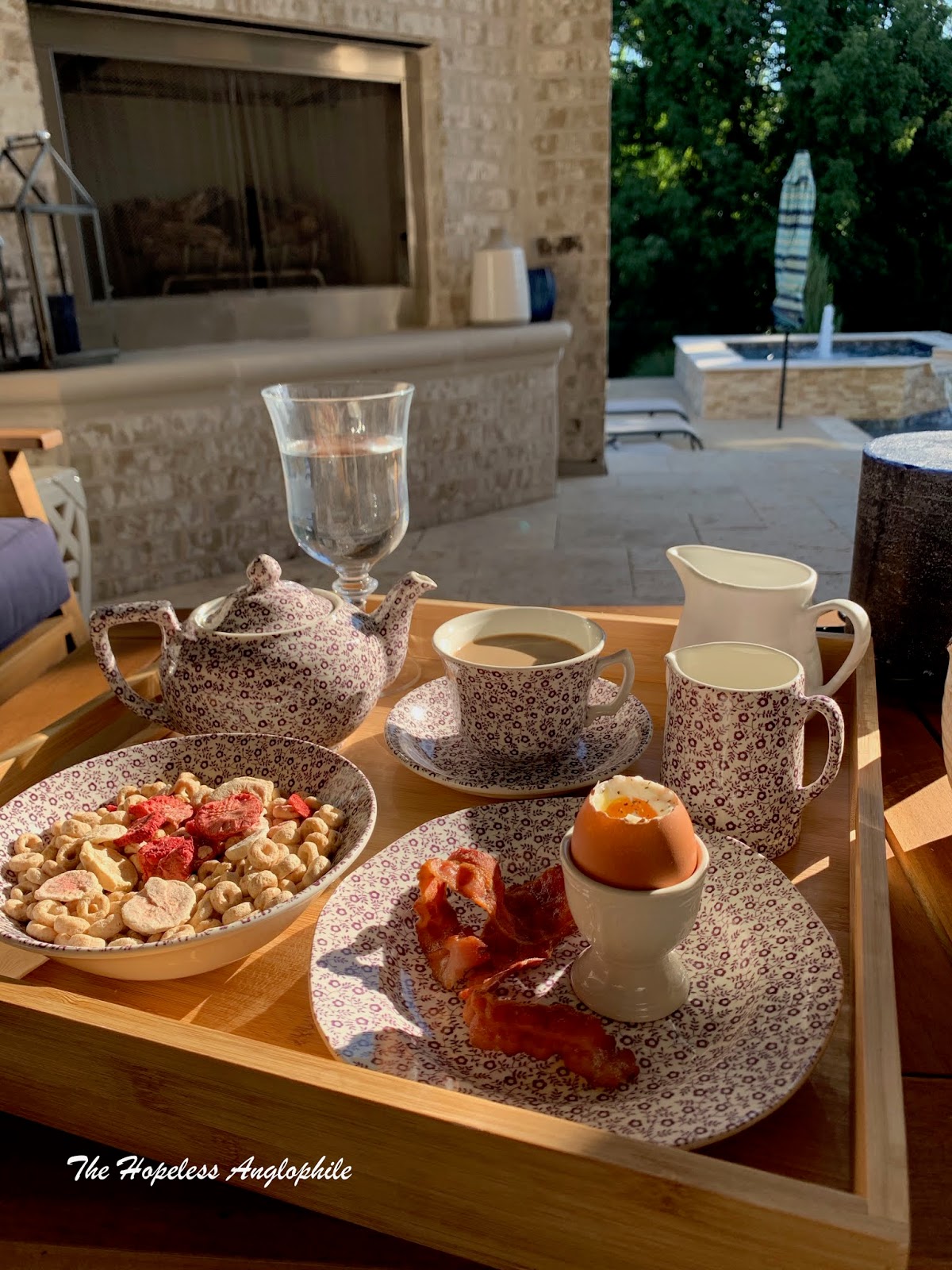 The Hopeless Anglophile: Back Porch Breakfast with Burleigh