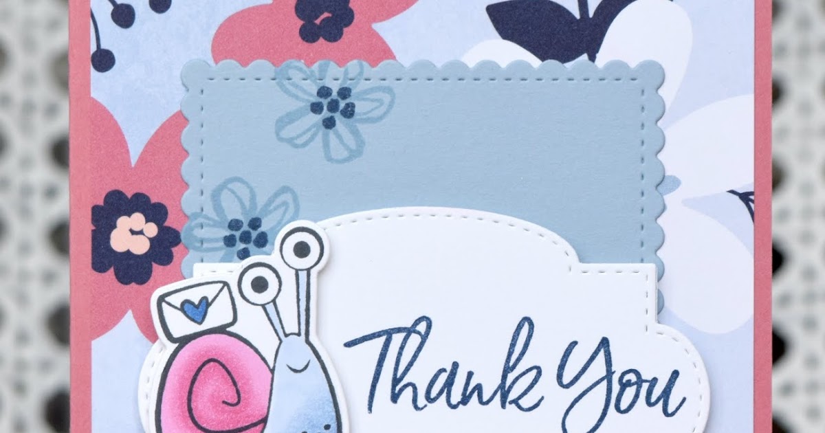 Did You Stamp Today?: Sweet Snail Thank You - Stampin' Up! Snailed It