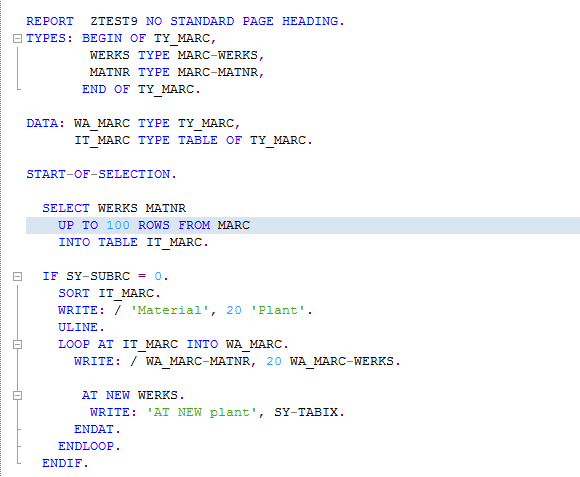 SAP ABAP TECH: Types Of Control Break Statements in SAP ABAP