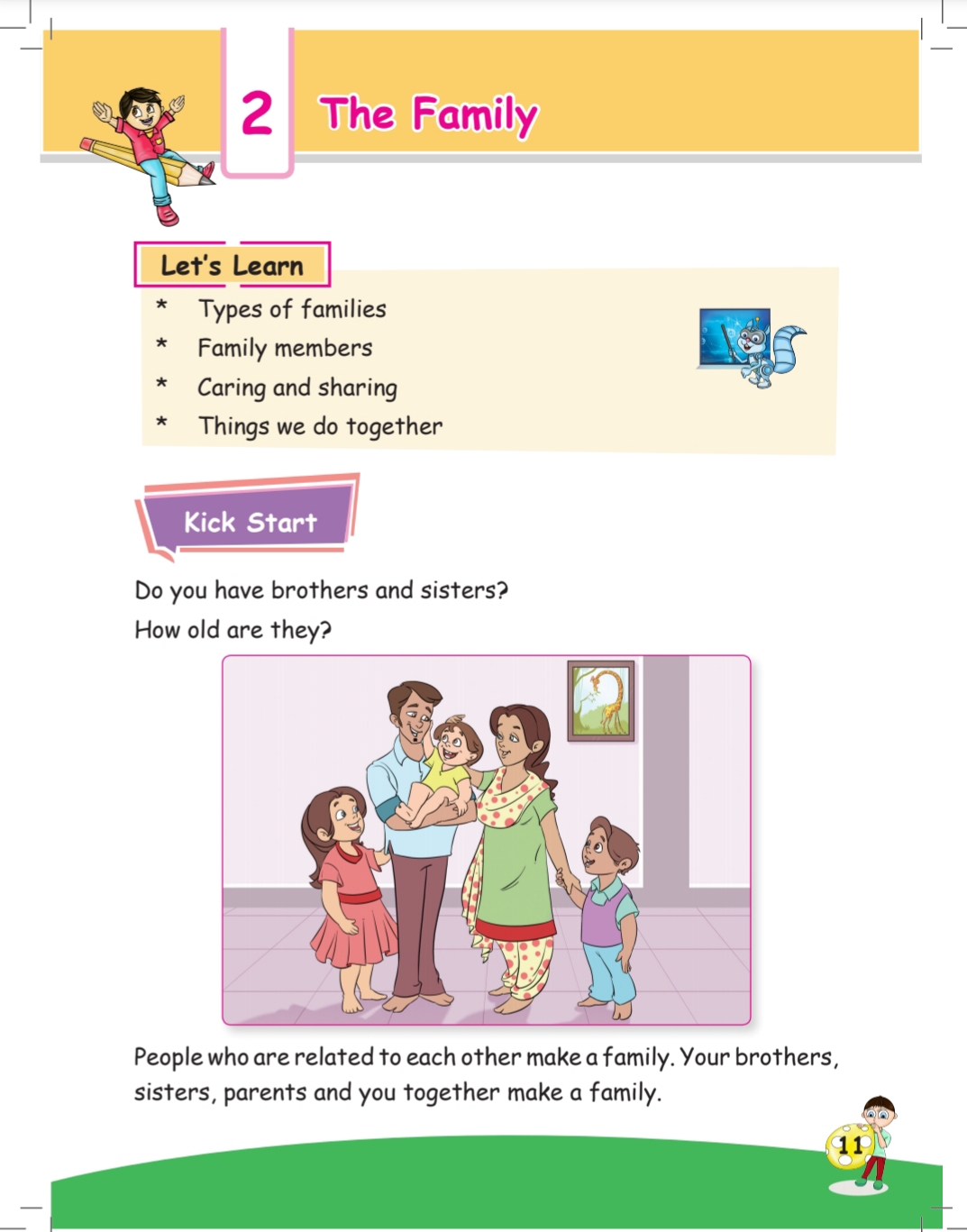 Evs Text book (Ch-2 The Family)