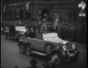 World War II in Pictures: Driving With Hitler