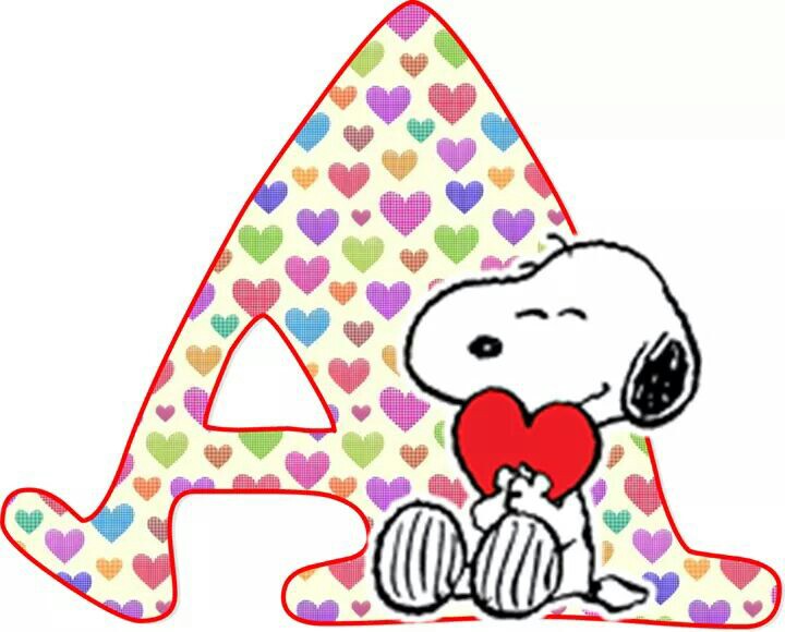 Divertido Abecedario de Snoopy y los Peanuts. - Oh my Alfabetos!