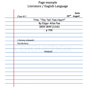NC ENGLISH LANGUAGE: Cover, First page, and every page.