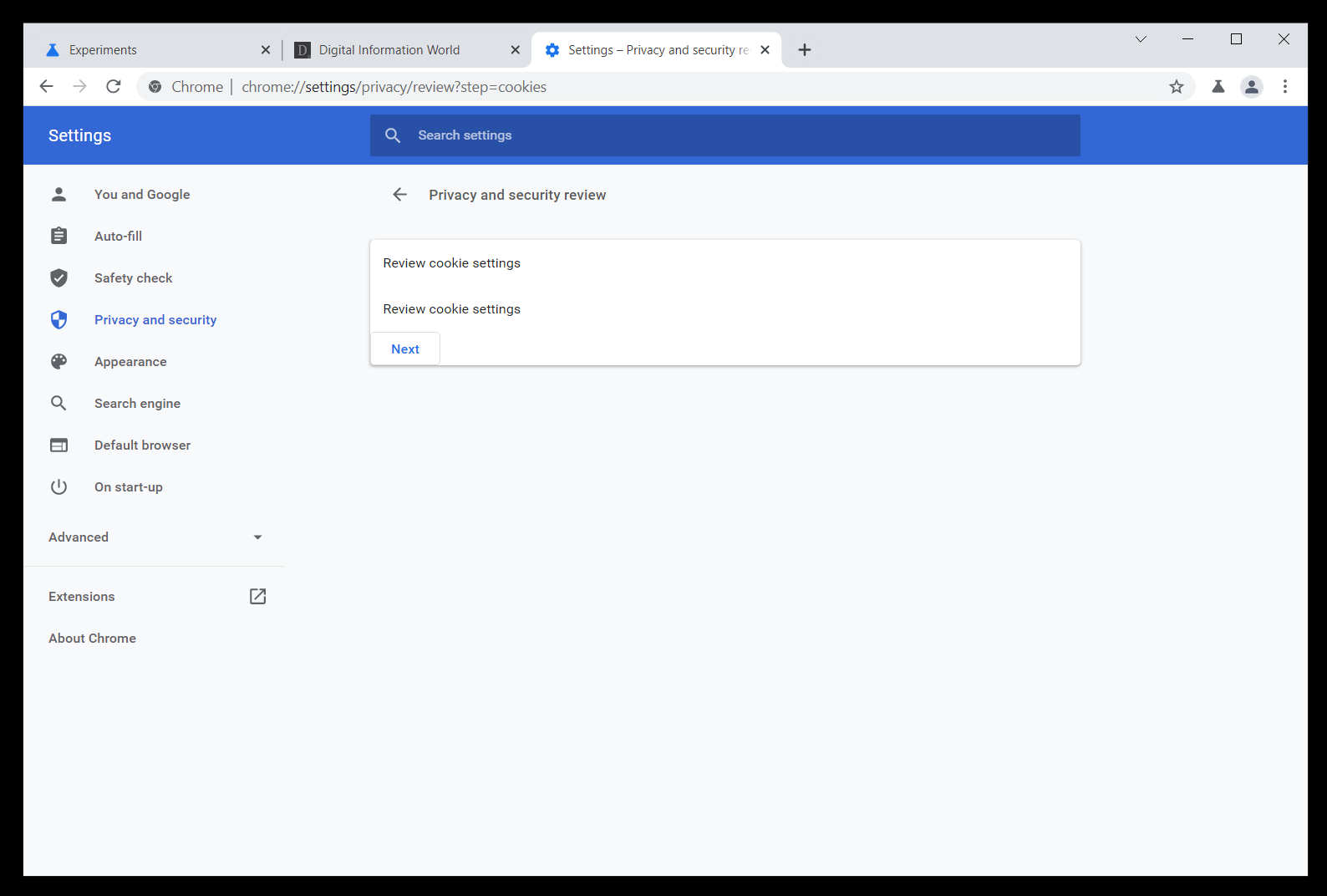 Google Chrome Is Updating the Privacy Section Of Its Browser To Provide ...