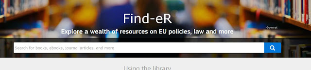 Find-eR is the new European Commission Library interface