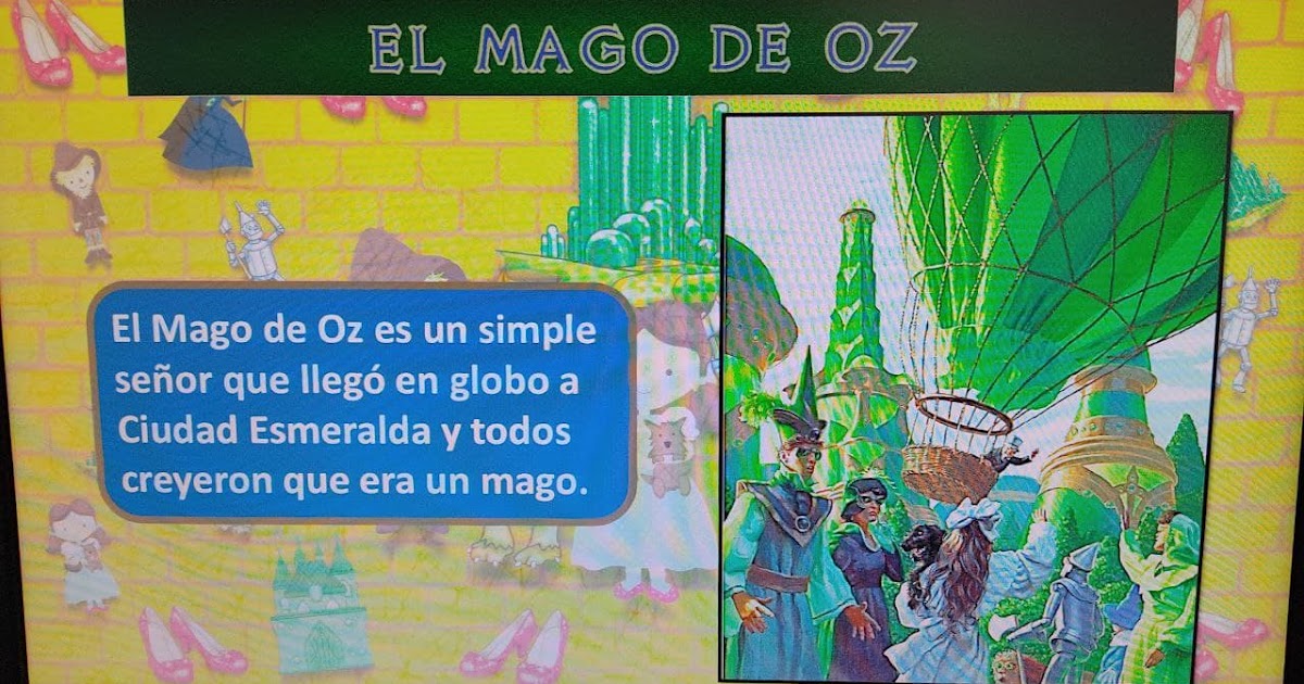 Un Aula de Cuento para Emocion-Arte: El mago de Oz: el mago